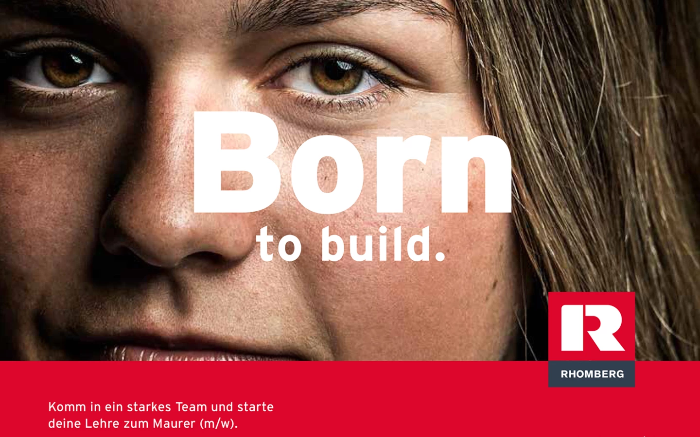 Born to Build - Neue Rhomberg Lehrlingskampagne | Rhomberg Bau GmbH